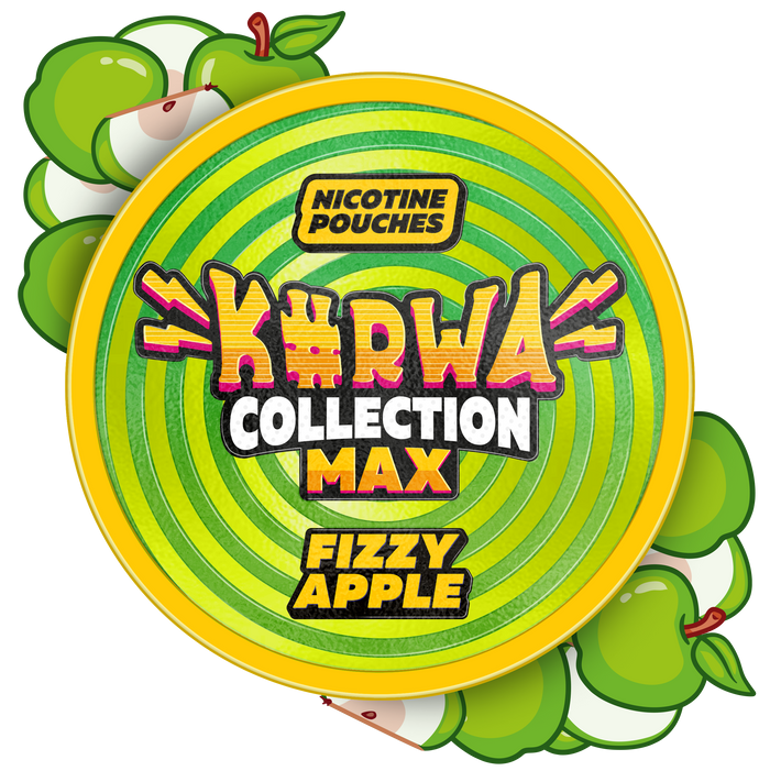 KURWA COLLECTION MAX Fizzy Apple | Pouches Online – pouchline